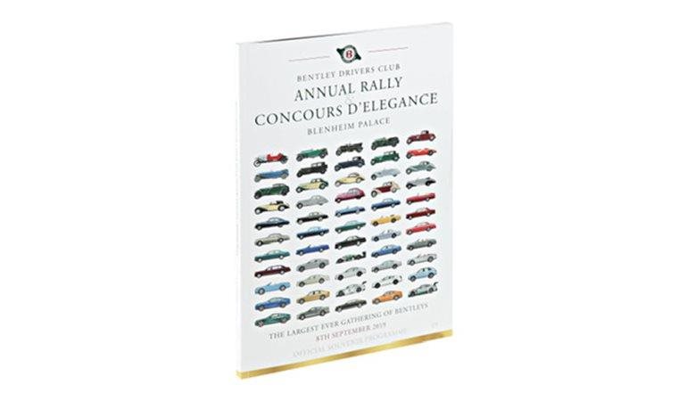 2019 Centenary Concours Program | Bentley Drivers Club